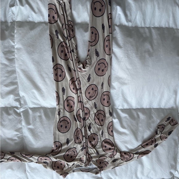 Pajamas | Smiley Face Print Onesie Pajama Bamboo | Poshmark